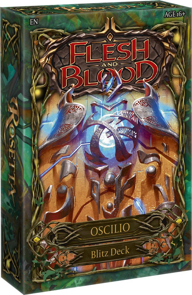 Oscilio Elemental Wizard Official Blitz Deck – FAB Starter Decks